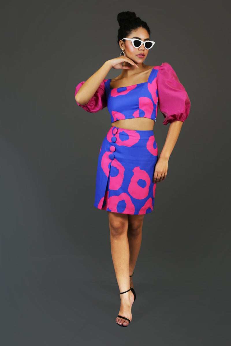 Pink Sky Coord Set - Trendy Matching Outfit – Meeami Fashion