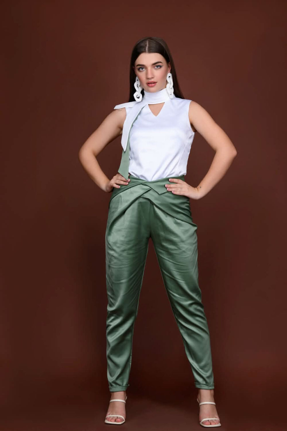 Radiance Satin Coord Set - Summer Fashion – Meeami Fashion by Amit Bhardwaj