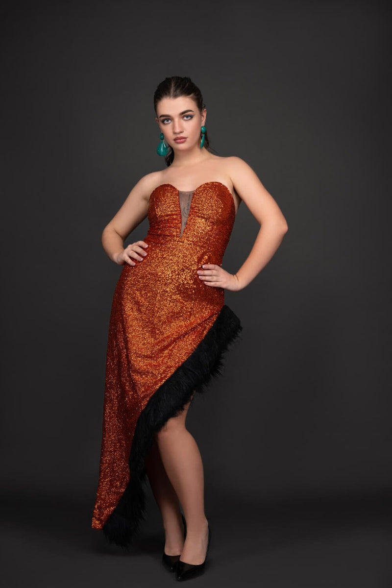 Elegant Sparkle Luxe Dress - Trendsetter – Meeami Fashion